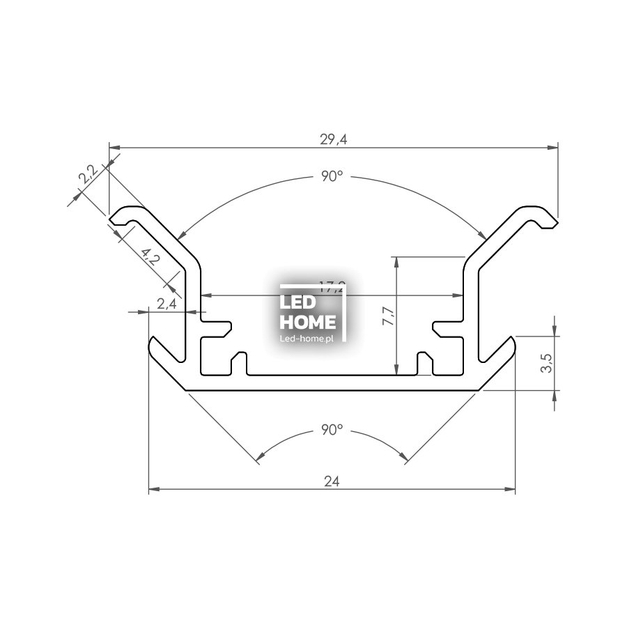 Profil led - P11-3 - Profile Led - Profile LED - Produkty - LedHome
